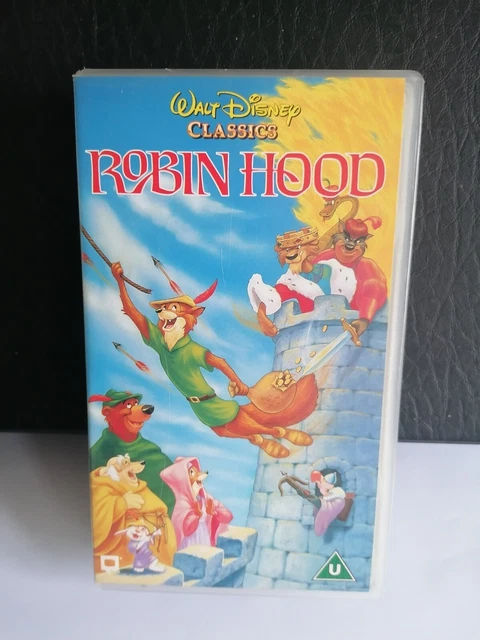 Walt Disney Classics Robin Hood Vhs Video Fully Play Tested £799 1997