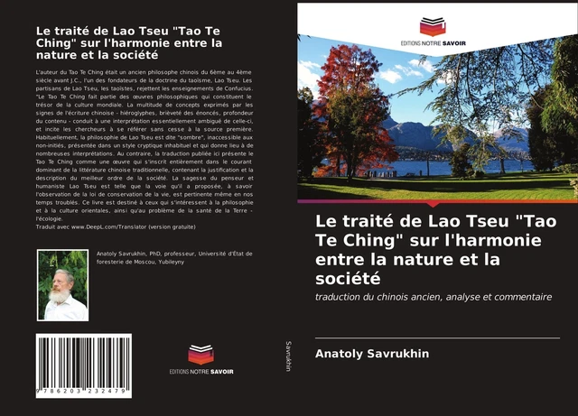 ANATOLY SAVRUKHIN | Le traité de Lao Tseu Tao Te Ching sur l'harmonie ...