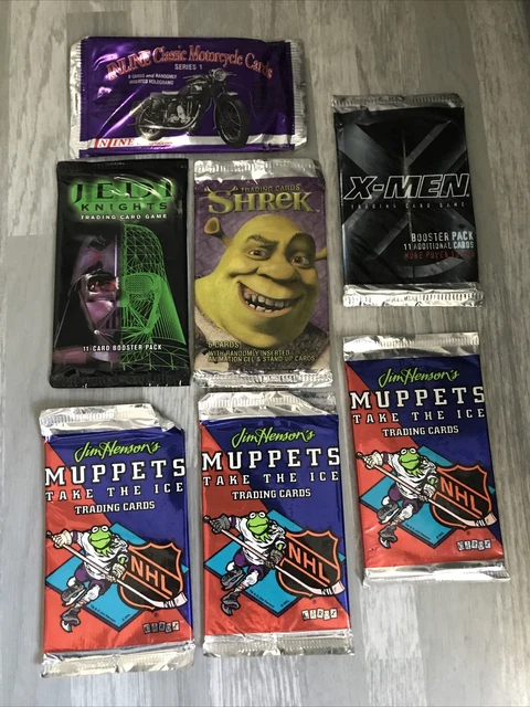 LOT BOOSTER STAR wars jedi knights muppets Shrek X-men Classic ...
