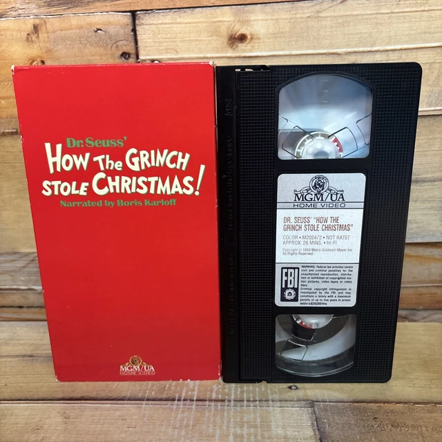 HOW THE GRINCH Stole Christmas VHS VCR Video Tape Used Dr. Seuss £17.72 ...