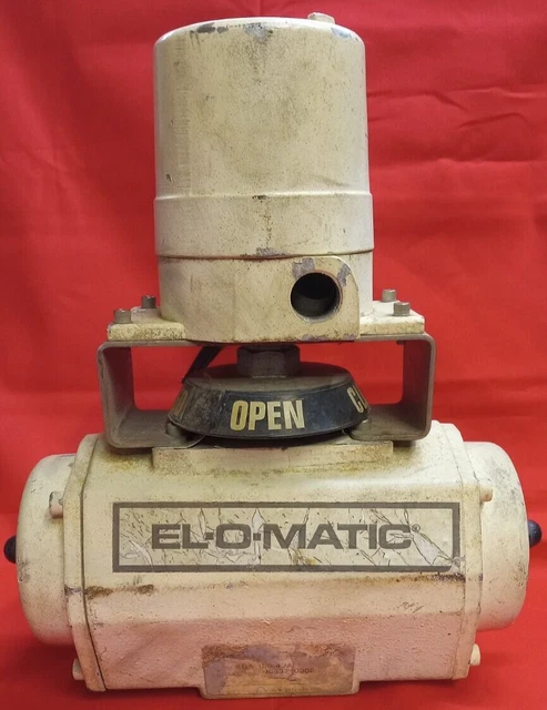 ELOMATIC 120PSI PNEUMATIC Actuator Assembly With Hd Series Actuator ...