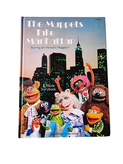 THE MUPPETS TAKE MANHATTAN Movie Storybook - Jim Henson's Muppets 1984 ...