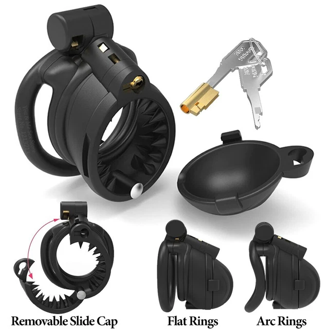 2023 REMOVABLE SLIDE Cap Male Chastity Device Thorn Peni Sleeve Cage ...