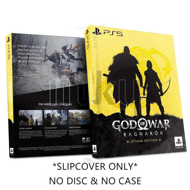 GOD OF WAR Ragnarok Jotnar Editi Cover Sleeve Only Steelbook Protector ...