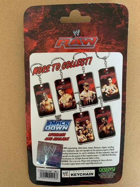 OFFICIAL WWE WRESTLING Randy Orton metal keyring keychain. WWE Raw. New ...
