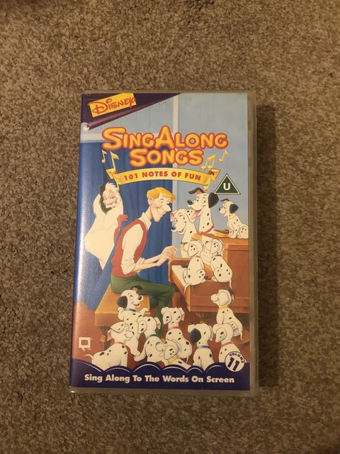 SING ALONG SONGS - 101 Notes Of Fun (VHS, 1995) £4.00 - PicClick UK