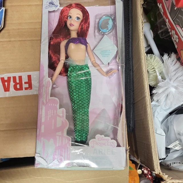 DISNEY PRINCESS ARIEL The Little Mermaid Doll Articulated Arms 12in ...