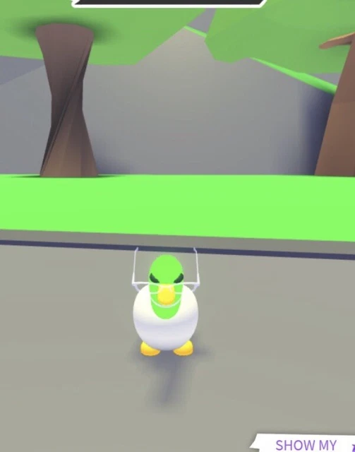 ADOPT ME PET 💚 NEON Silly Duck 🦆 •FLY & RIDE•Fast Delivery•TRUSTED £3. ...