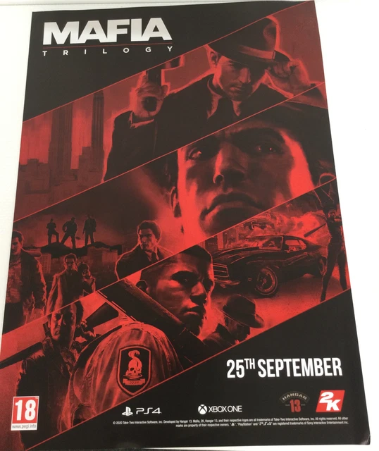 MAFIA TRILOGY PLAYSTATION Xbox Poster Promozionale A2 Nuovo EUR 17,18 ...