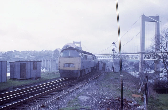 ORIGINAL SLIDE . BR Class 52 WESTERN Diesel Loco D1004 . RAB Mar72 . 15 ...