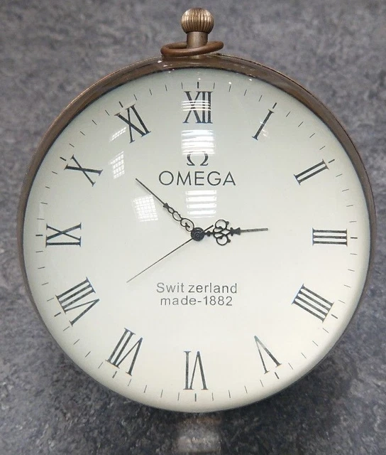 OMEGA SWITZERLAND 1882 Crystal Ball Clock £119.00 - PicClick UK
