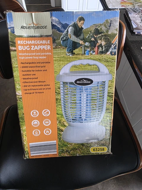 ADVENTURIDGE RECHARGEABLE BUG Zapper. $40.00 - PicClick AU