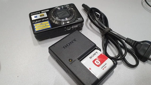 SONY CYBERSHOT DSC-W170 10.1MP Digital 5X Optical Zoom Working With Charger £92.94 - PicClick UK