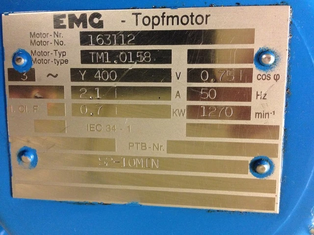 SCHIEBERANTRIEB KLAPPENSCHIEBERMOTOR DREHMOTOR EMG D120-B3-25 EUR 680 ...