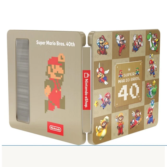 SUPER MARIO BROS 40th Anniversary eShop Gift Card & Case - NO CARD ...