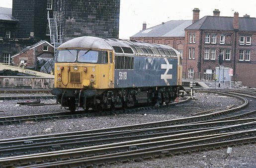 ORIGINAL COLOUR SLIDE of 56118 BR class 56 diesel loco £2.50 - PicClick UK