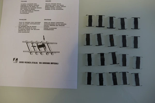 LOT DE 20 Clisses attaches rails Lima Echelle 0 EUR 5,00 - PicClick FR