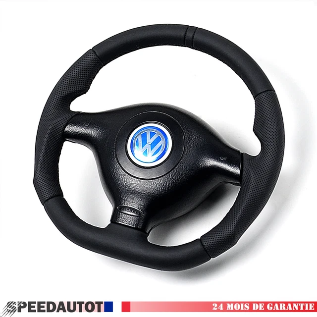 VOLANT VW GOLF 4 Passat 3B Bora Mise au Point Aplati 2n EUR 369,53 ...