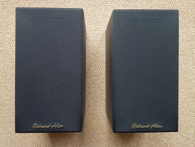 RICHARD ALLAN ALLEN Minette 2 Book Shelf Speakers 8 Ohms 70 Watts £40. ...