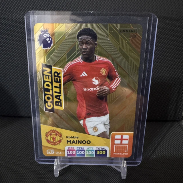 PANINI ADRENALYN XL Premier League 2025 Kobbie Mainoo Golden Baller £7. ...