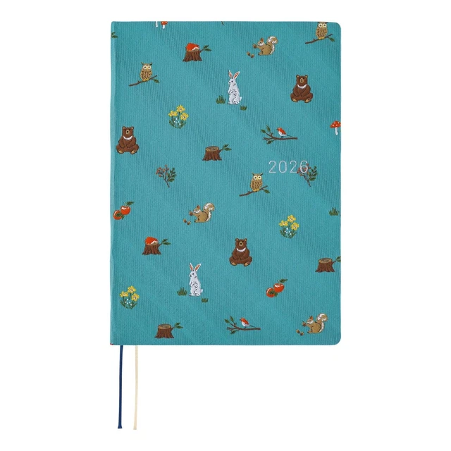 HOBONICHI TECHO 2026 Bow & Tie HON in the forest A5 SIze English ver ...