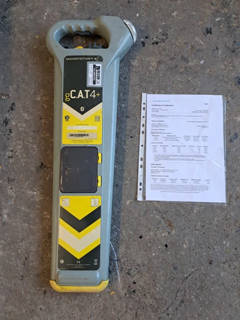 RADIODETECTION GCAT4+ DETECTOR SCANNER/CABLE AVOIDANCE (Calibrated Oct ...