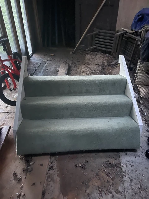 LUXURY STAIR CLADDING Kit 13 Treads And Risers LVT Ridged Core NATURAL ...