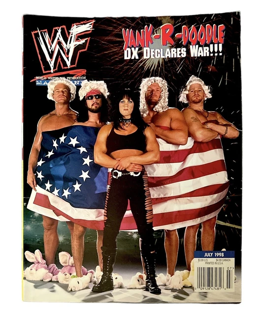 WWF WWE D-GENERATION X July 1998 Wrestling Magazine Dx Very Rare £12.68 ...