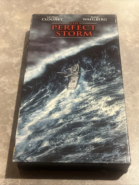 THE PERFECT STORM (VHS, 2000) Clooney Wahlberg **HOLLYWOOD VIDEO RENTAL ...