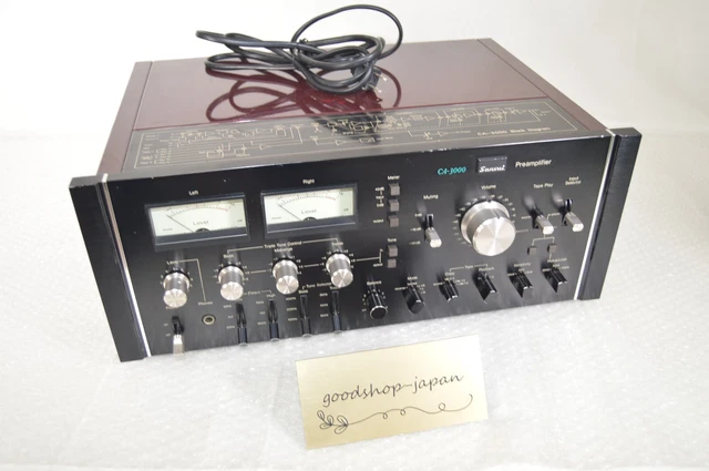 SANSUI CA-3000 PREAMPLIFIER Control Amplifier Vintage Audio Fully ...
