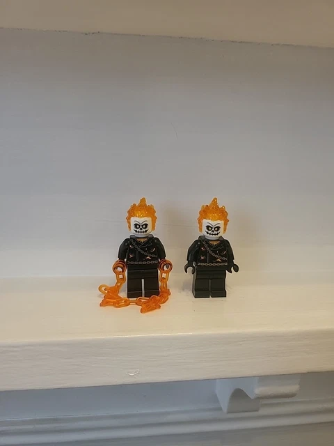 LEGO MINIFIGURES MARVEL Sh267 Ghost Rider Johnny Flame X2 £10.00 ...