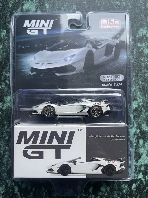 MINI GT 224 Lamborghini Aventador SVJ Roadster Bianco Canopus CHASE ...