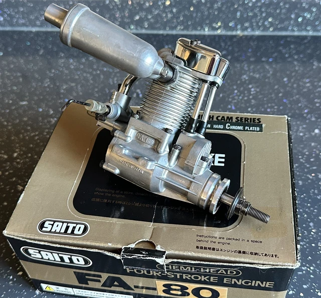 SAITO FA-80 FOUR Stroke RC Plane Engine £99.00 - PicClick UK