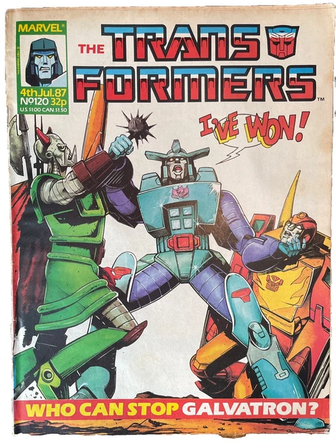 TRANSFORMERS BRITISH WEEKLY #120 Marvel Uk Comic 1987 £15.76 - PicClick UK