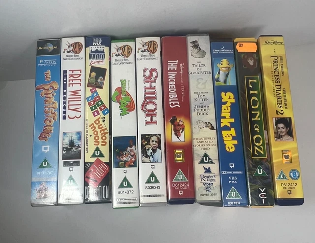 10 X JOB Lot Bundle Of VHS Video Tapes £5.95 - PicClick UK