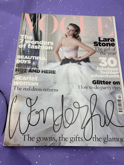 VOGUE MAGAZINE 2009 DECEMBER - FREE gift wrap Fast Dispatch £24.99 ...