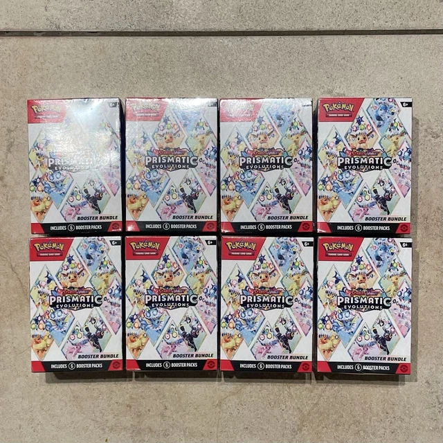 POKEMON TCG SCARLET & Violet Prismatic Evolutions Booster Boxes X8 EUR ...