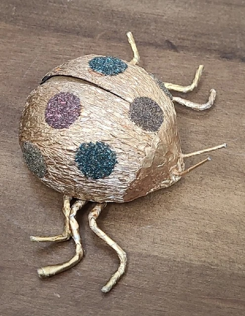 GOLDBUG STUDIO ASHLEY Carter Glitter Lady Bug Gold 2009 Vintage £22.16 ...