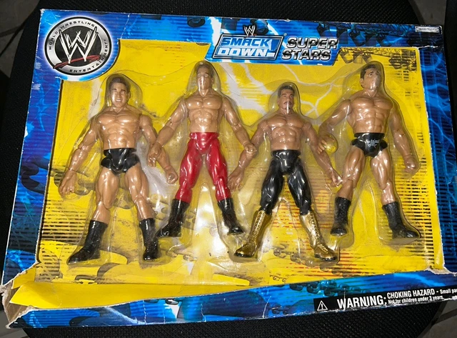 WWE SMACKDOWN SUPERSTARS-4 Pack JBL,Chris Benoit,Eddie Guerrero,Batista ...