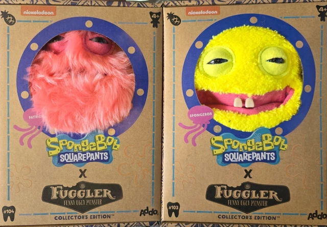 NEW FUGGLER SPONGEBOB SquarePants Patrick Star Nickelodeon Kids Soft ...