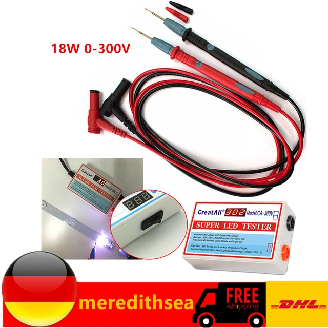 LED 0-300V TV Backlight Tester Tool For Computer Laptop Repair All LED ...