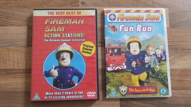 FIREMAN SAM 'ACTION Stations' and 'Fun Run' DVDs Original Series £3.99 - PicClick UK