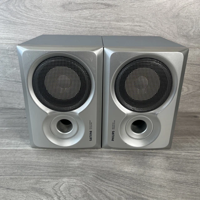PHILIPS SPEAKER SYSTEM Bass Reflex FWB-MC110/01 8 Ohm Tested Working £ ...
