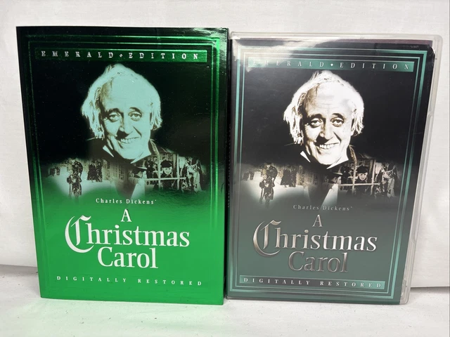 A CHRISTMAS CAROL: Emerald Edition (DVD) Alastair Sim No Scratches! $9. ...
