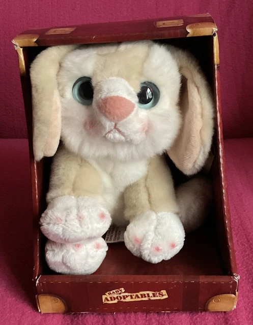 KEEL TOYS BABY Adoptables Bunny Rabbit With Tag/Certificate Soft Plush ...