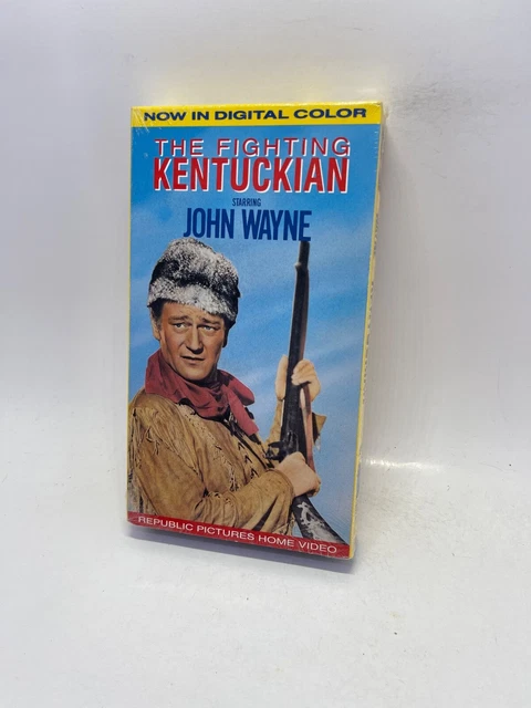 THE FIGHTING KENTUCKIAN VHS John Wayne Colorized Western sealed ...