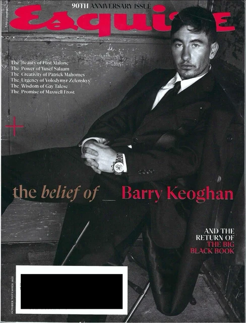 ESQUIRE OCT/NOV 2023 Barry Keoghan Post Malone Patrick Mahomes Neuf ...