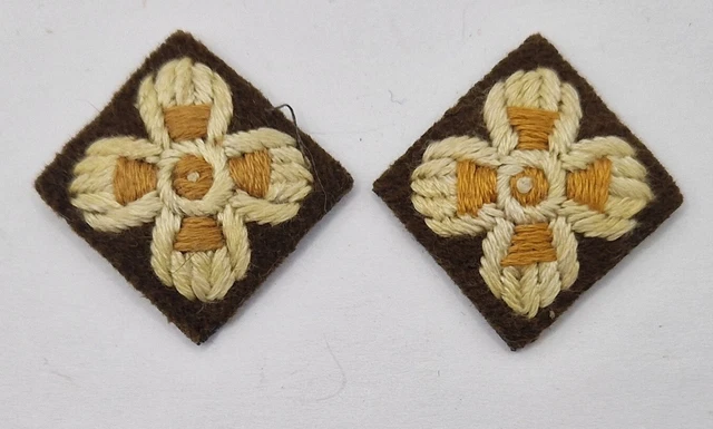 WW2 BRITISH ARMY 2nd Lieutenant Infantry Rank Insignia Cloth ...