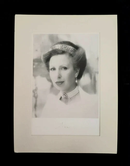 PRINCESS ROYAL ANNE Signed royal Presentation Photo Autograph British ...