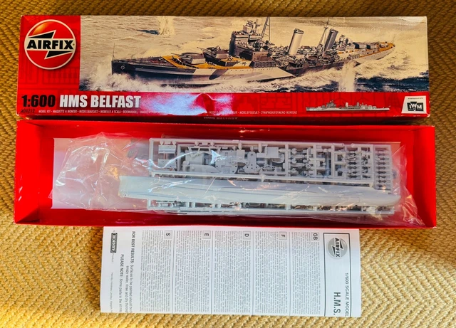 AIRFIX 1:600 HMS BELFAST model kit £1.76 - PicClick UK